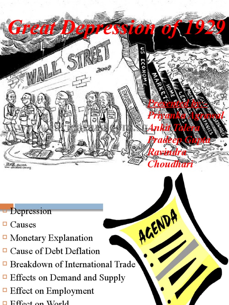 Great Depression of 1929 | PDF | Great Depression | Deflation