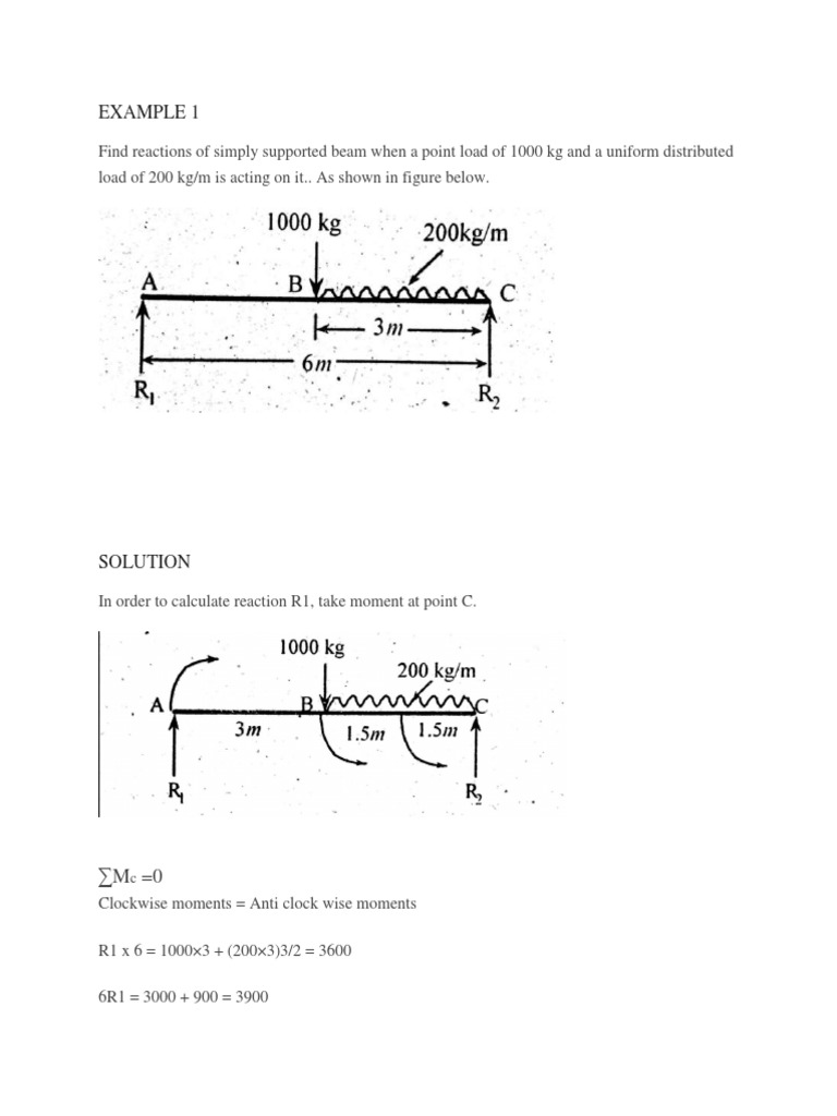 Point Load Calculations | PDF