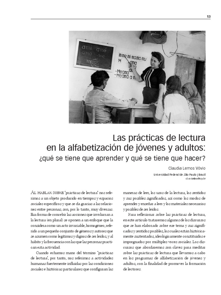 Lemos, Prácticas de Lectoescritura | PDF | Aprendizaje | Sociedad
