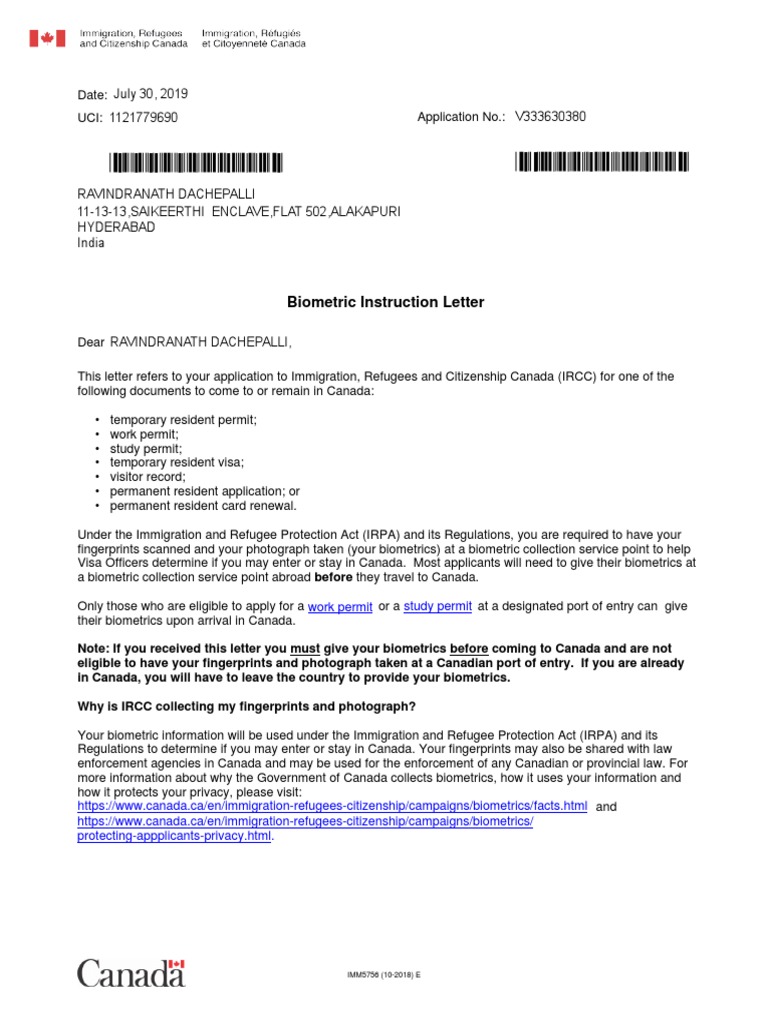 Imm5756 1-J51VQDQ | PDF | Immigration Law | Cultural Geography