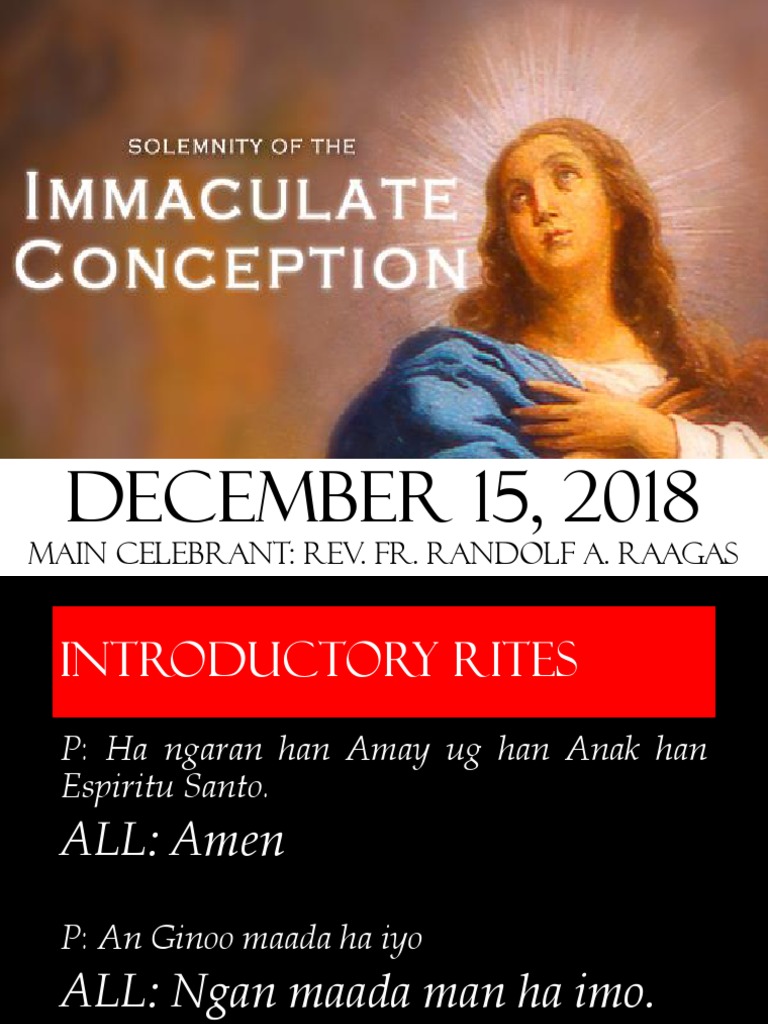 Immaculate Conception Fiesta | PDF