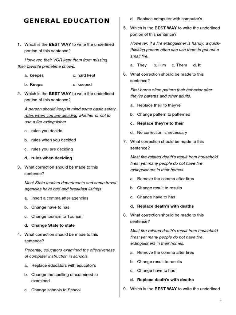 Gen. Ed With Answers | PDF | Sexual Reproduction | Earth