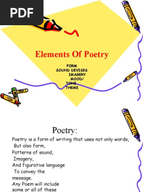 Imagery Poems About Mood Poems With Sensory Details
