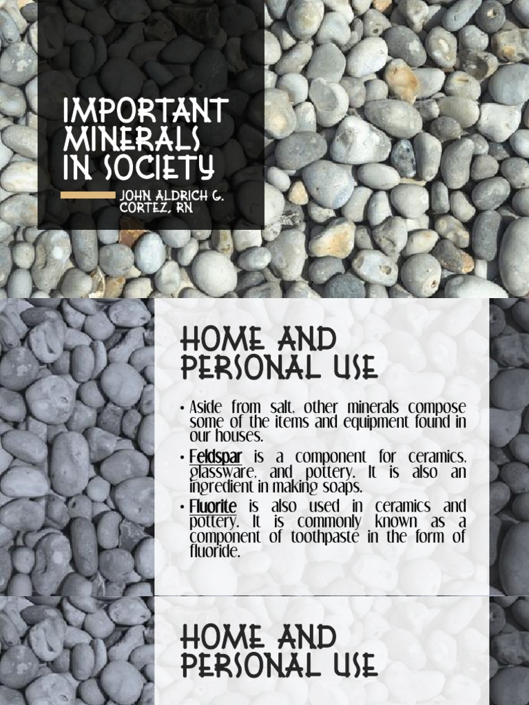 7 Important Minerals in Society | PDF | Gemstone | Minerals