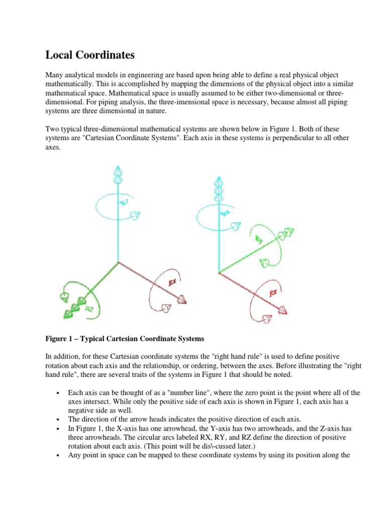 Coordinate System | Download Free PDF | Cartesian Coordinate System ...