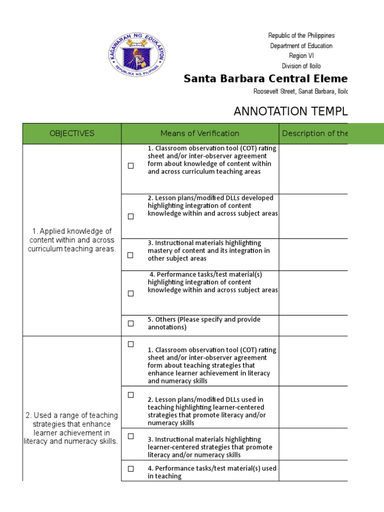 Sample IPCRF | PDF | Educational Assessment | Lesson Plan