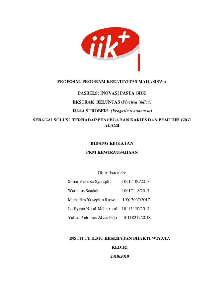 Proposal PKMK PASBELS | PDF