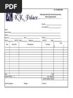 Hotel Bill Format | PDF | Business