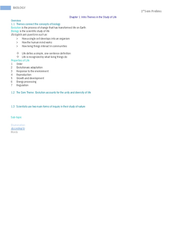 Biologists Ask Questions Such As:: Biology | PDF