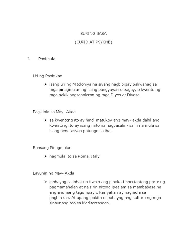 Filipino (Suring Basa) | PDF