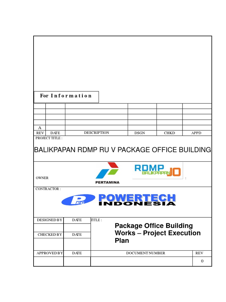 Appendix 4 - Method Statement (Project Execution Plan) For Building ...