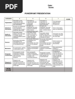 Infographic Project Rubric | PDF | Infographics | Grammar
