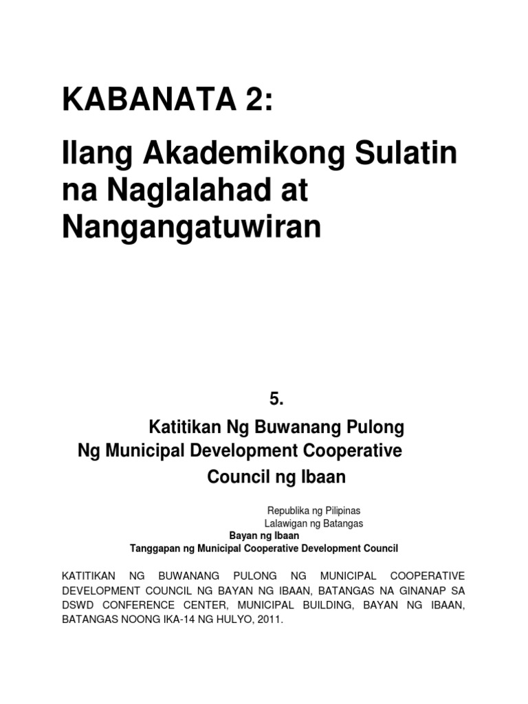 Kabanata 2 | PDF