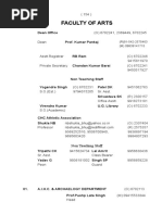 NEHU Campus Directory and Contacts | PDF | Academia