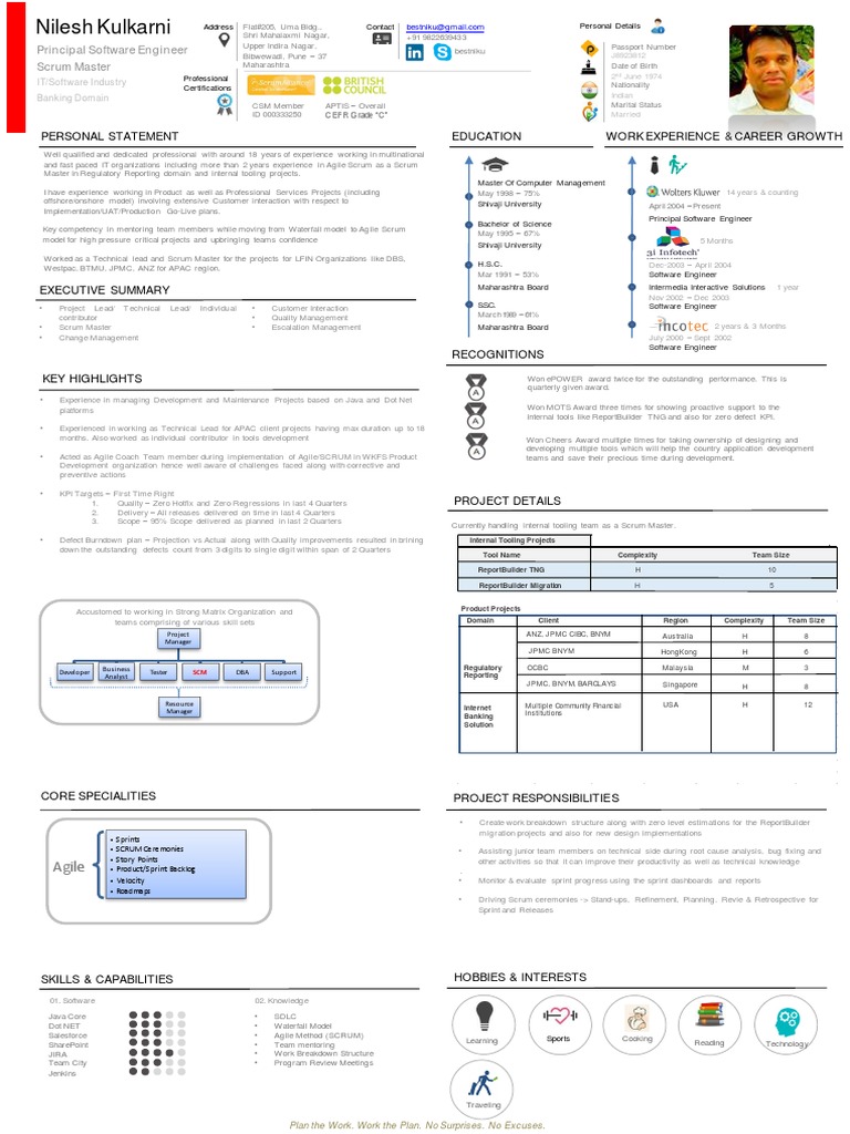 Education Personal Statement Work Experience Career Growth: Principal ...