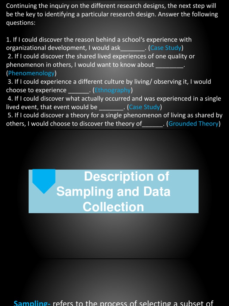 Sampling and Data Collection | PDF | Sampling (Statistics ...