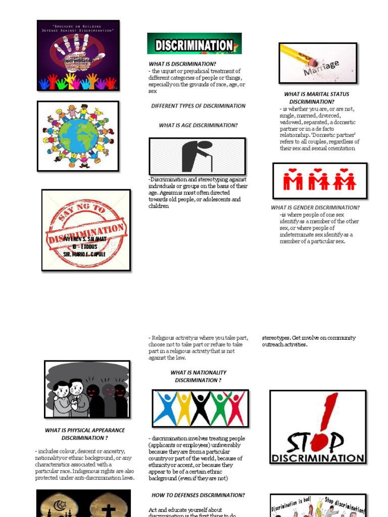 Ivy Lhen Brochure | PDF | Discrimination | Prejudice And Discrimination
