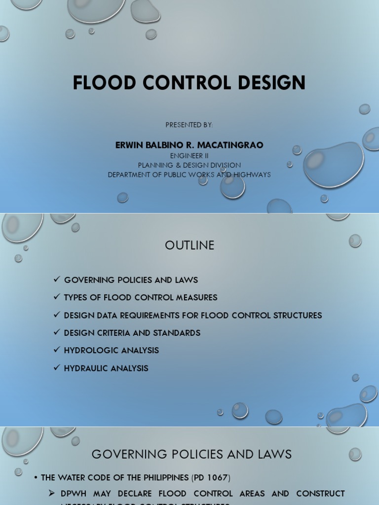 Flood Control Design2 | PDF | Drainage Basin | Flood