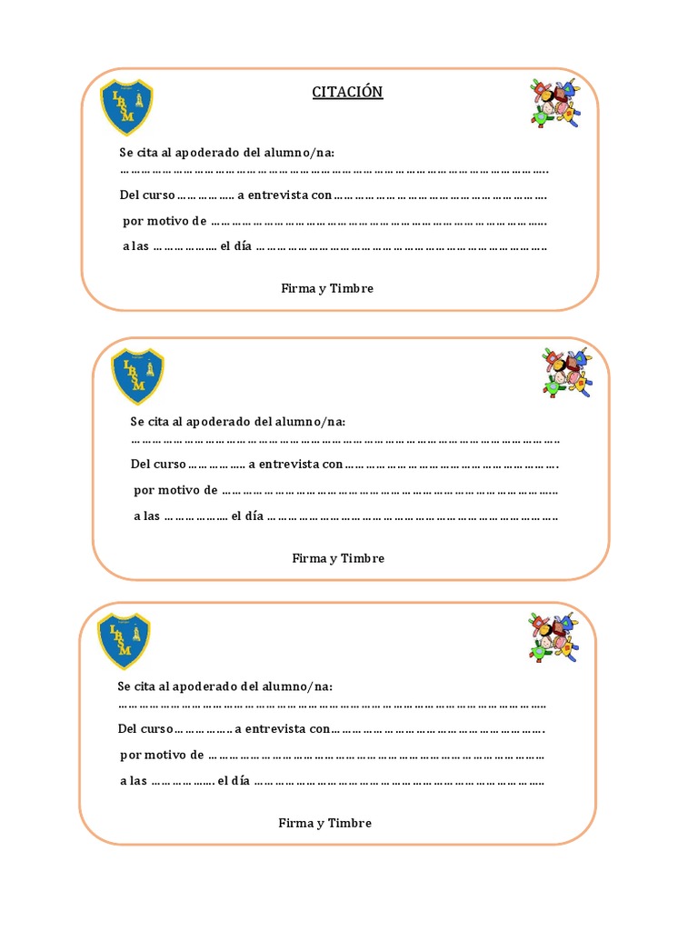 Citaciones de Apoderado | PDF