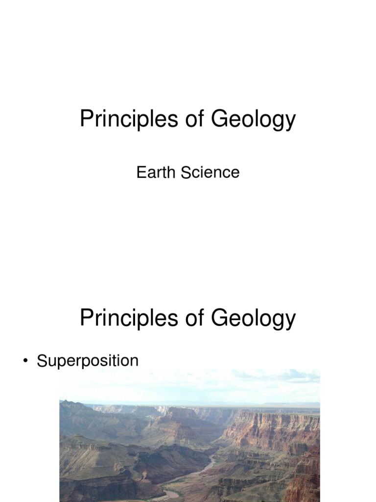 15 Principles of Geology | PDF | Fossil | Geology