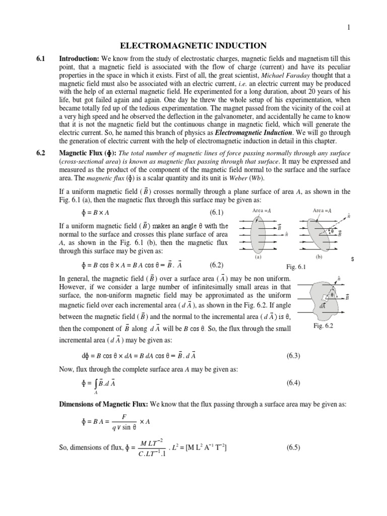 documentsnull-physics+XII 6 Electromagnetic+Induction | PDF | Electromagnetic Induction | Inductor