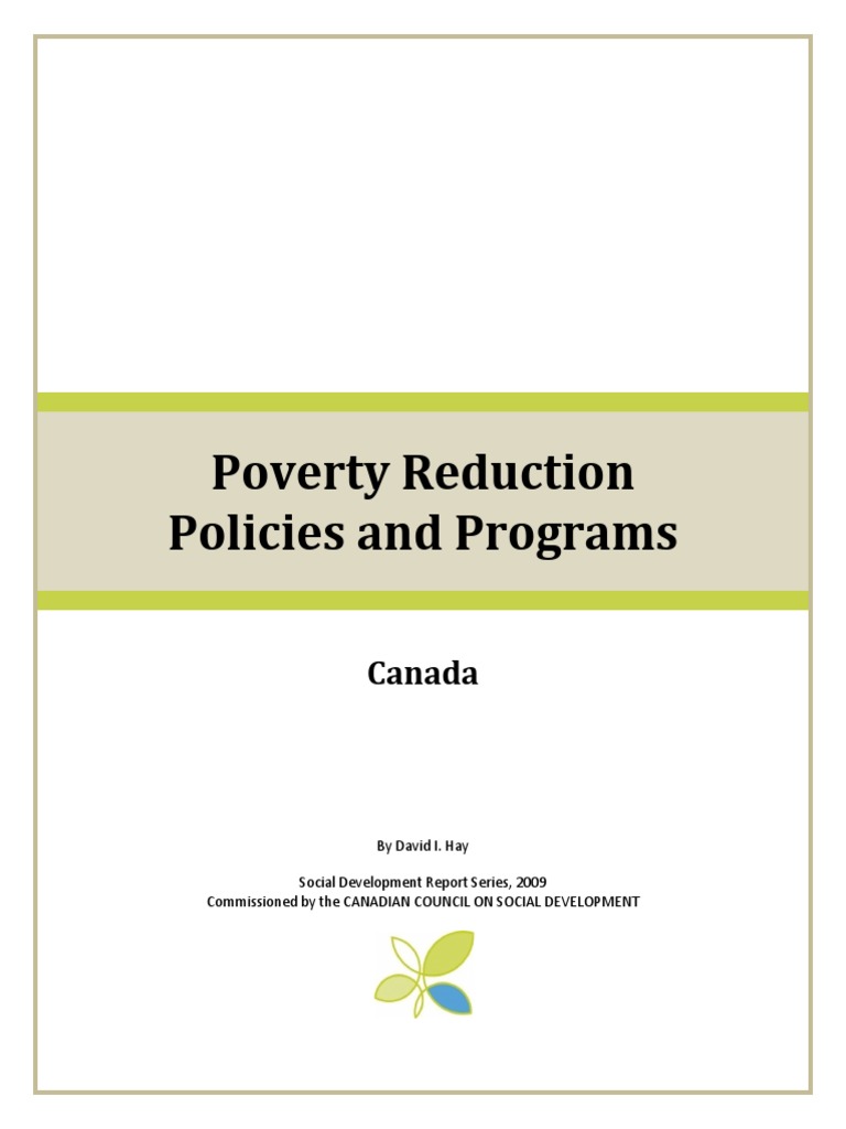 Poverty Reduction Policies and Program | PDF | Welfare | Welfare State