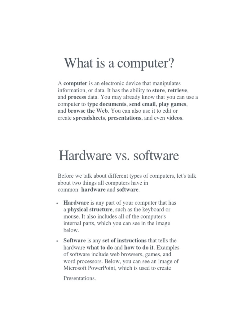 What Is A Computer | Download Free PDF | Personal Computers | Graphical User Interfaces