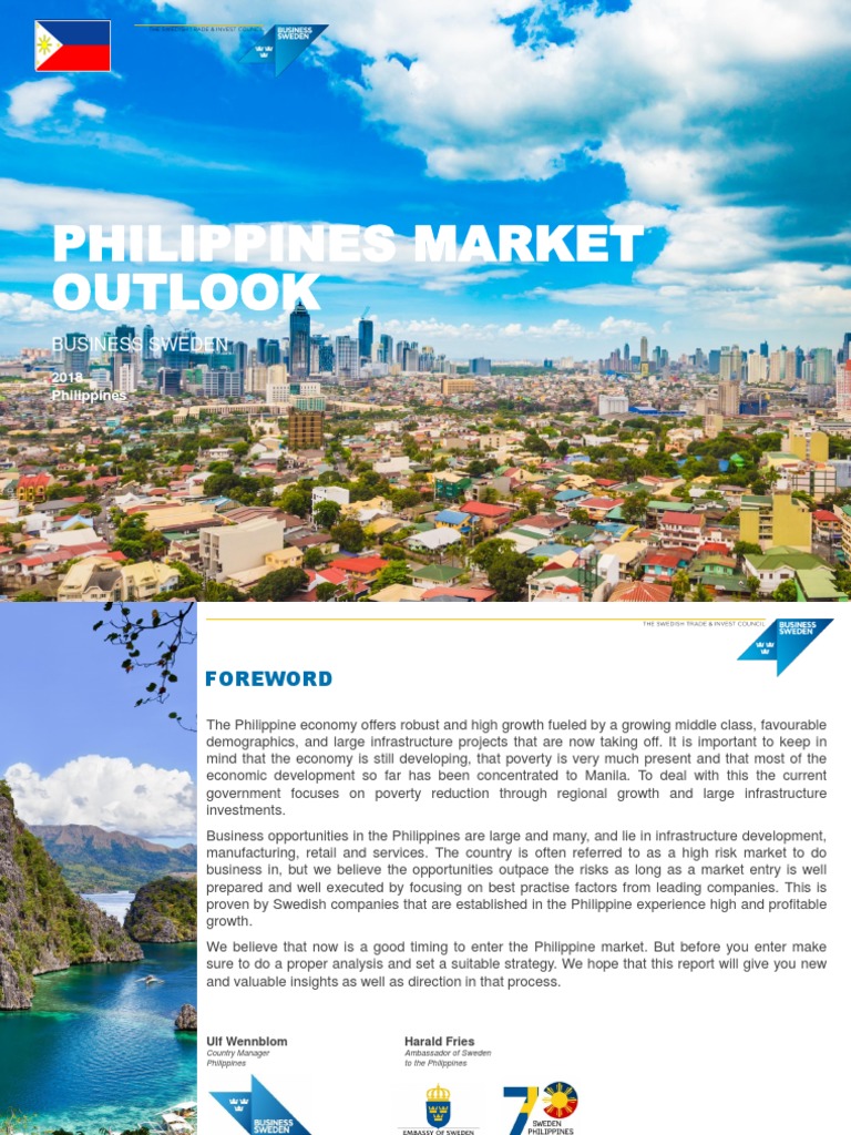 Philippines Market Outlook | PDF | Foreign Direct Investment | Sweden