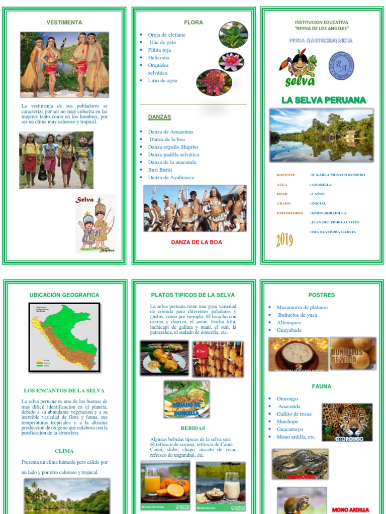 Triptico de La Selva | PDF | Selva | Agricultura