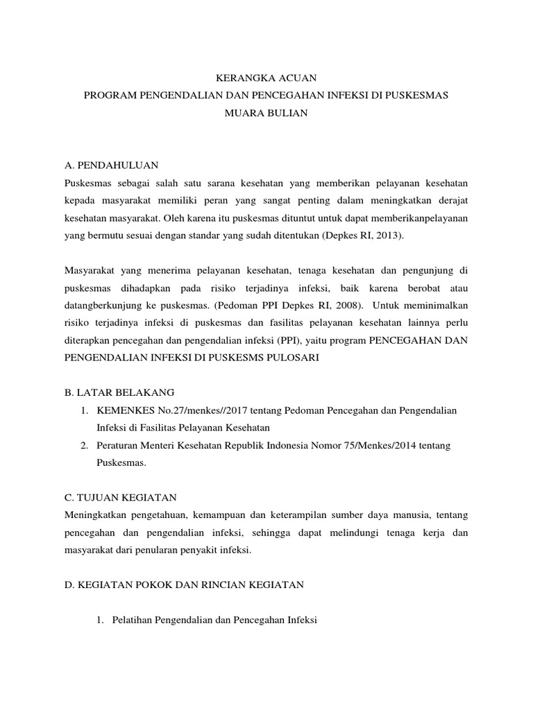 Kak Ppi Puskesmas | PDF