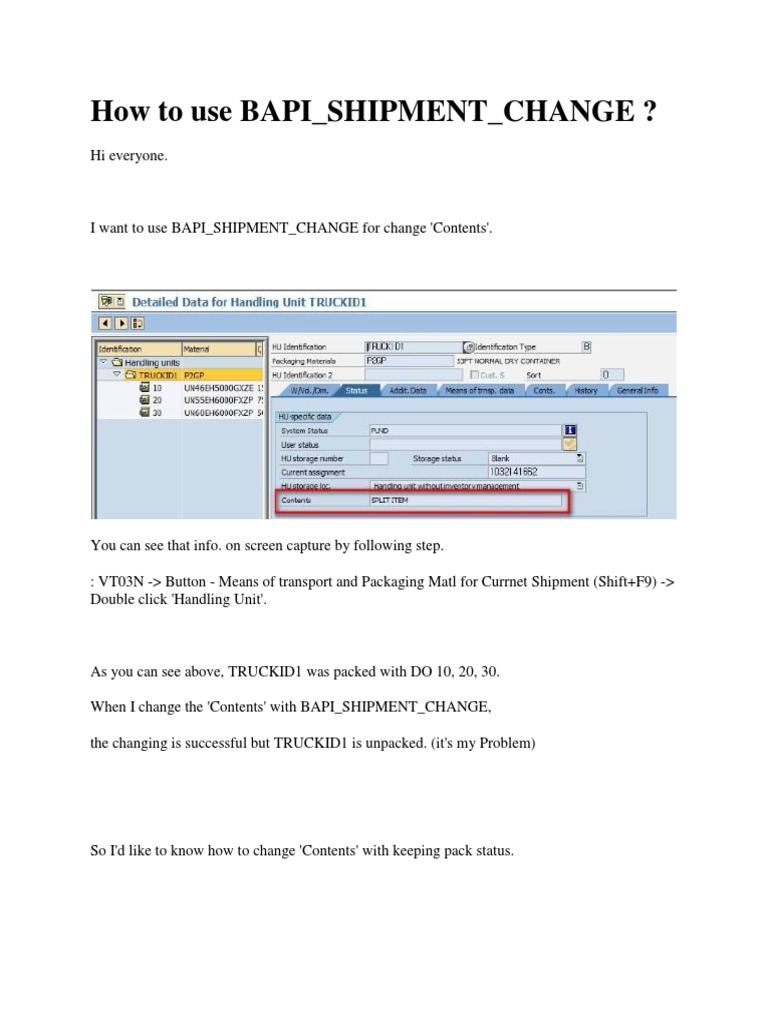 sap bapi | Parameter (Computer Programming) | Subroutine