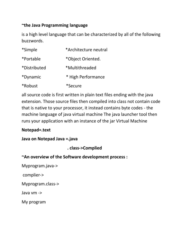 Comp Prog Notes | PDF | Java (Programming Language) | Data Type Comp Prog Notes | PDF | Java (Programming Language) | Data Type
