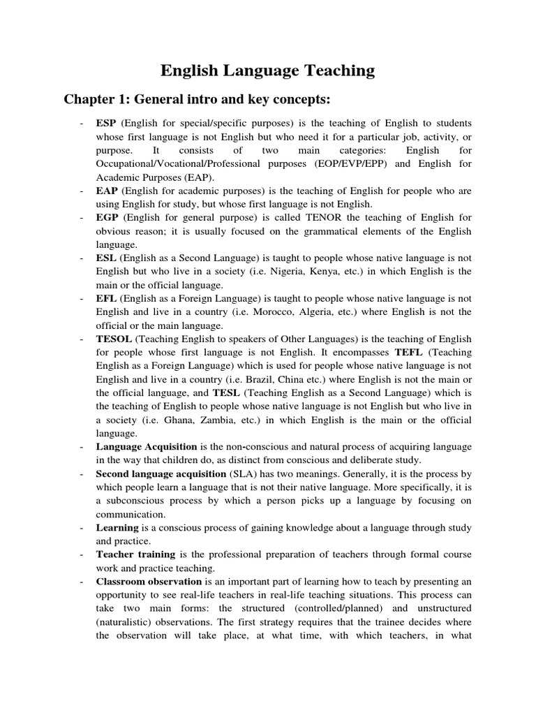 English Language Teaching | PDF | Constructivism (Philosophy Of ...