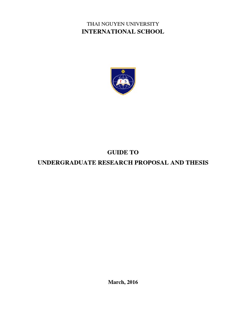 Undergrad Research & Thesis Guide | PDF | Thesis | Citation