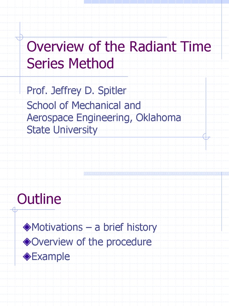 RTS Overview Montreal ASHRAE Chapter 6oct 03 | PDF | Hvac | Thermal ...