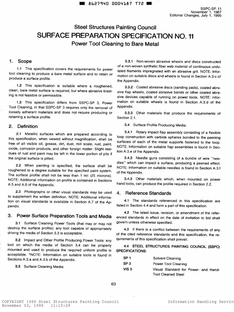 SSPC SP11 PDF | PDF