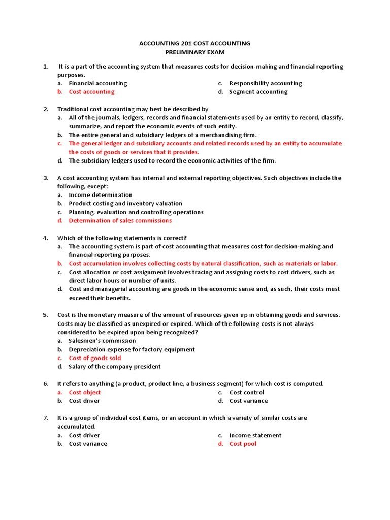 Acctg 201 - Assignment 2 | PDF | Cost Of Goods Sold | Cost Accounting