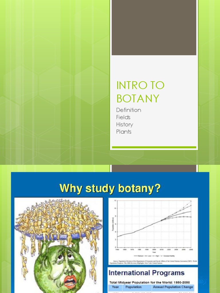 Intro To Botany Pdf Botany Plants