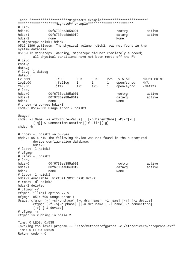 Migratepv Concepts | PDF | Unix | Computer Architecture
