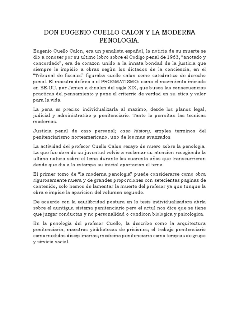 Maximo Castillo Resumen | PDF | Derecho penal | Instituciones sociales