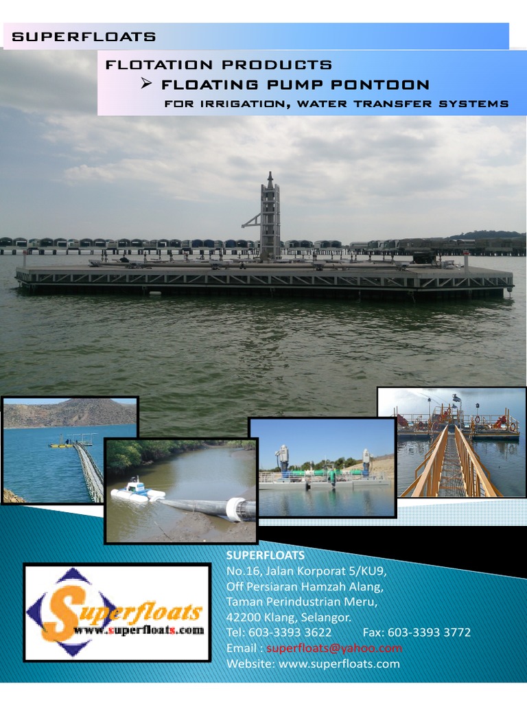 Product Pump Pontoon Set | PDF | Engines | Buoyancy