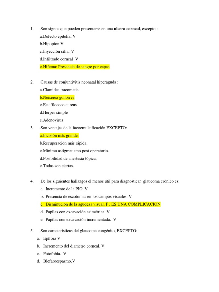 Banco Oftalmologia | PDF | Ojo humano | Glaucoma