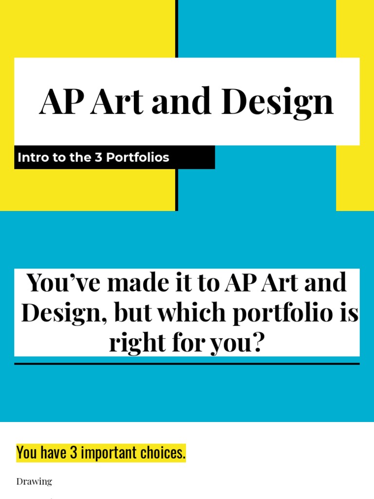Ap Portfolio Types and Samples 1 | PDF | Composition (Visual Arts ...