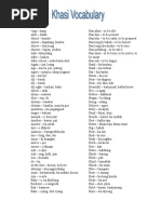 Learning Basic Khasi Language | PDF