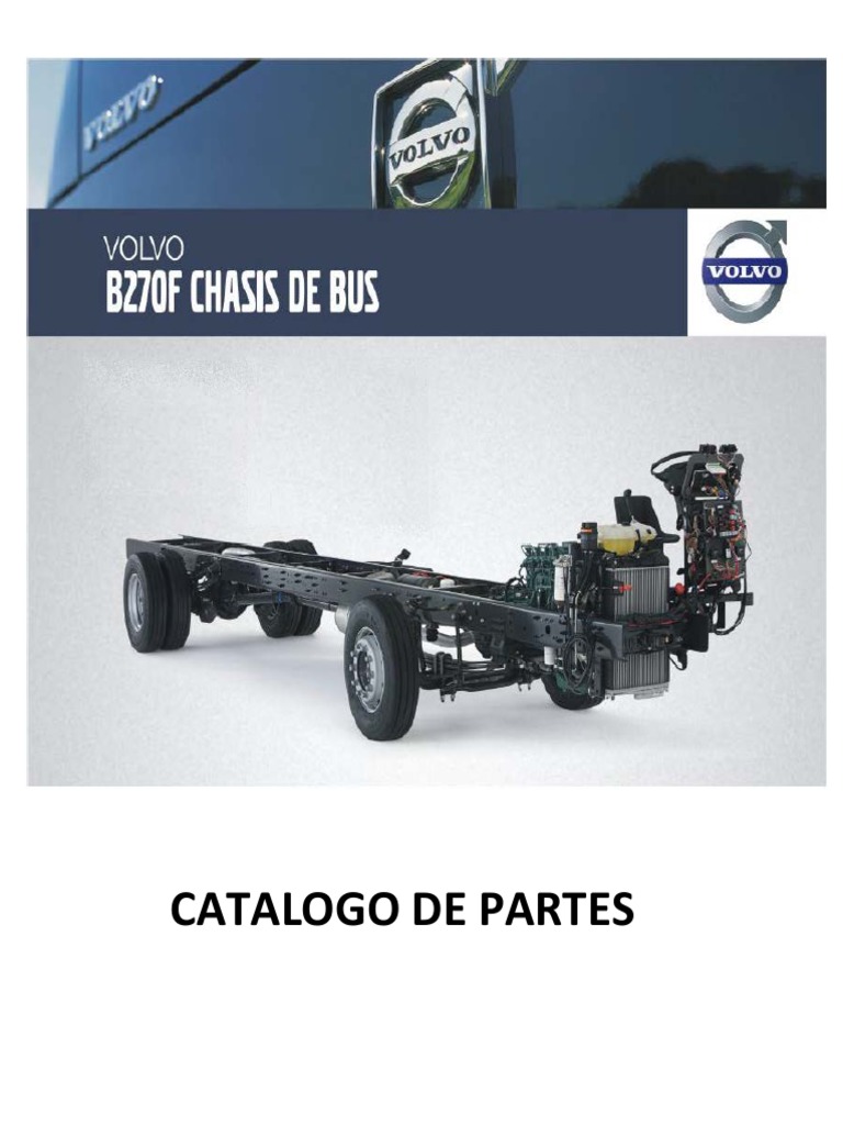 Manual de Partes Bus Volvo B270F PDF | PDF | Transmisión (Mecánica) | Eje