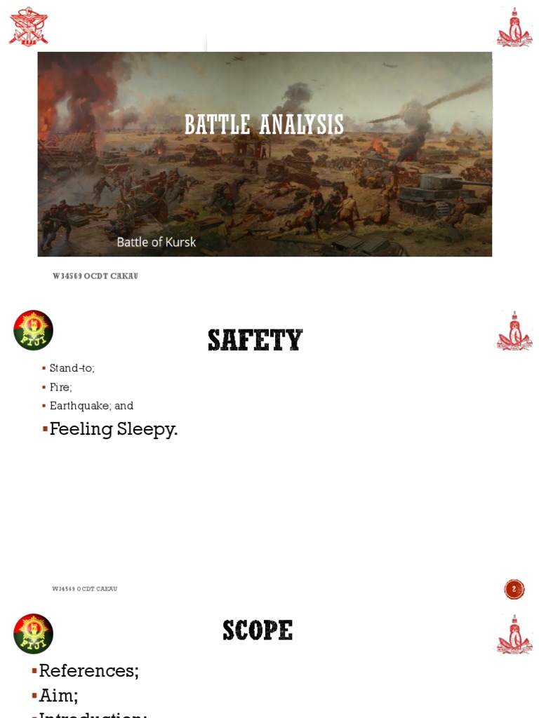 Battle Analysis - Battle of Kursk | PDF | Battle Of Kursk | Western ...
