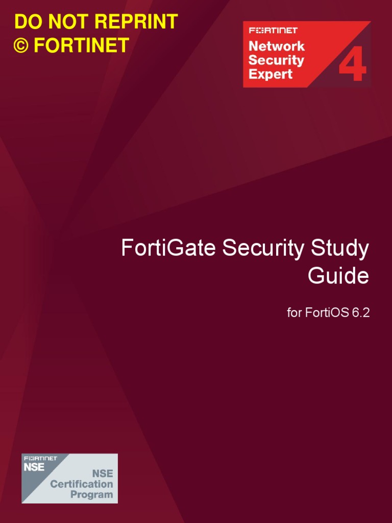 FortiGate Security 6.2 Study Guide | PDF | Ip Address | Domain Name System