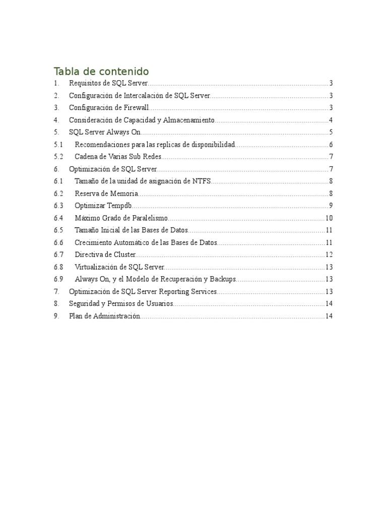 Buenas Practicas SQL Server | PDF | Servidor SQL de Microsoft | Grupo ... Buenas Practicas SQL Server | PDF | Servidor SQL de Microsoft | Grupo ...