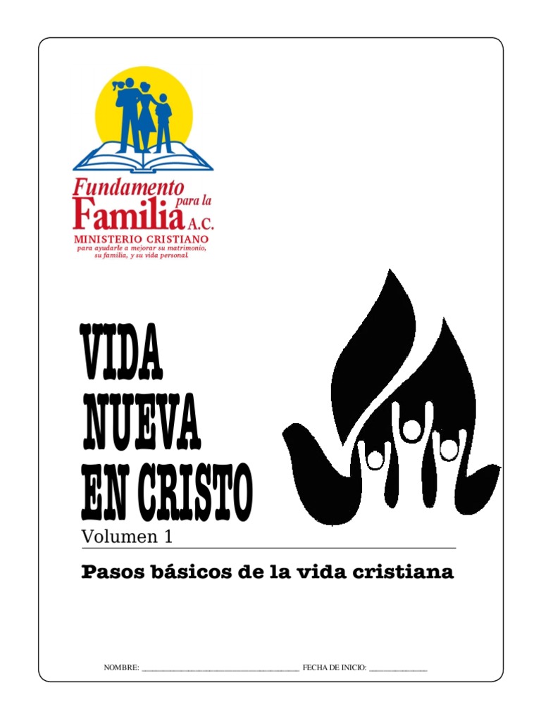 Manual De Discipulado Vida Nueva En Cristo Pdf Cristo Título