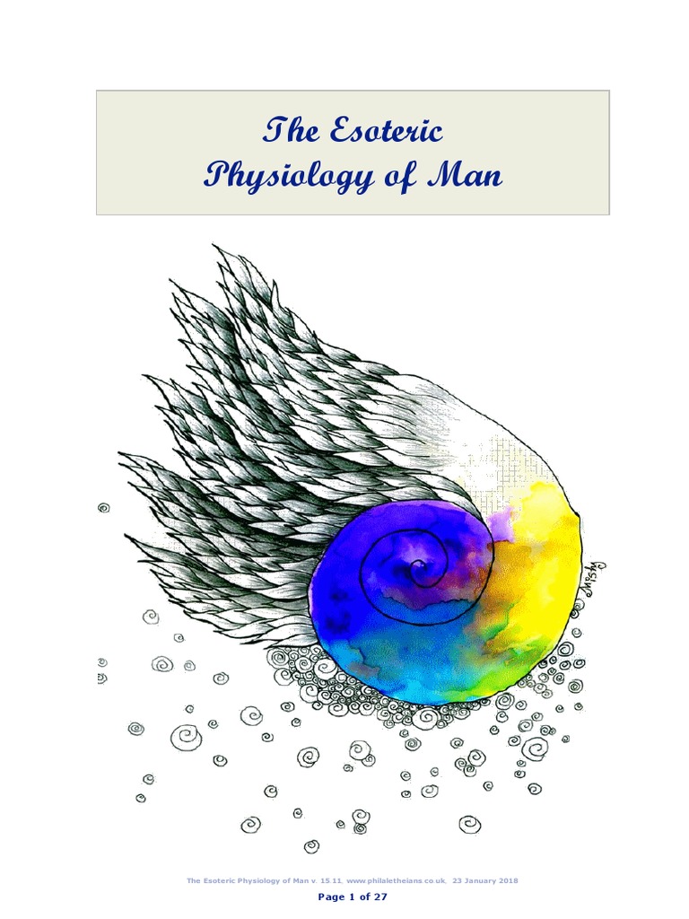 Esoteric Physiology of Man Explained | PDF | Mind | Thought